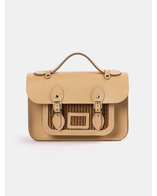 Cambridge Satchel Company The Mini in Natural | Lyst