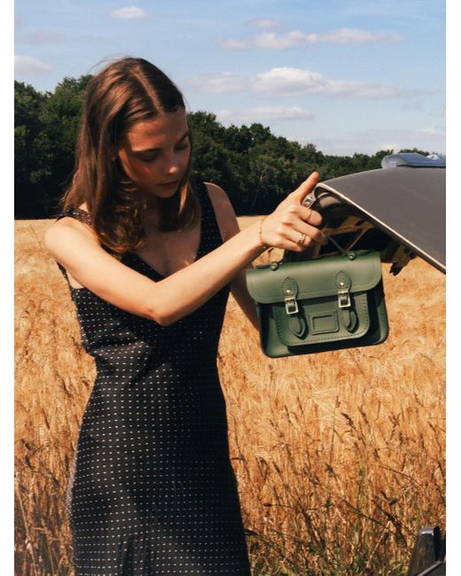 Cambridge Satchel Company The Mini in Green | Lyst UK