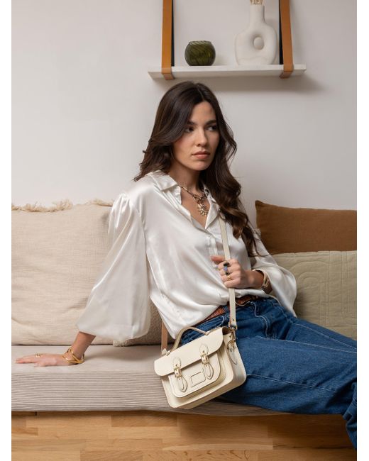 Cambridge Satchel Company The Mini in Natural | Lyst