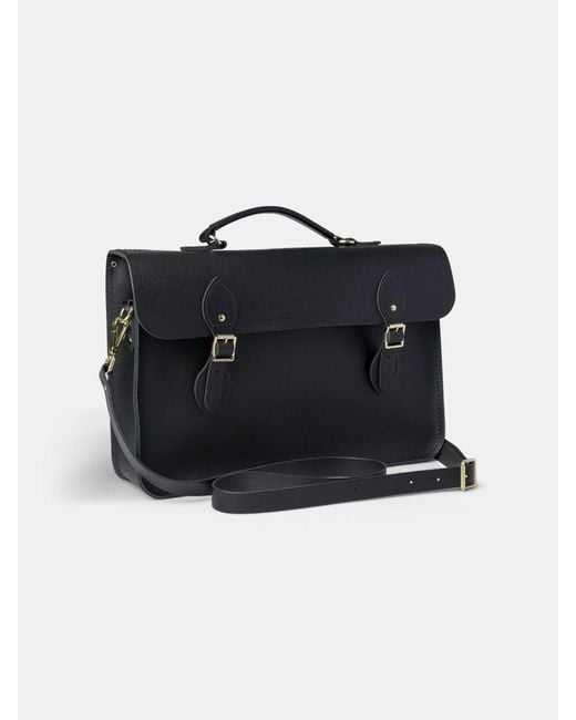 Cambridge Satchel Company The Briefcase in Black for Men | Lyst