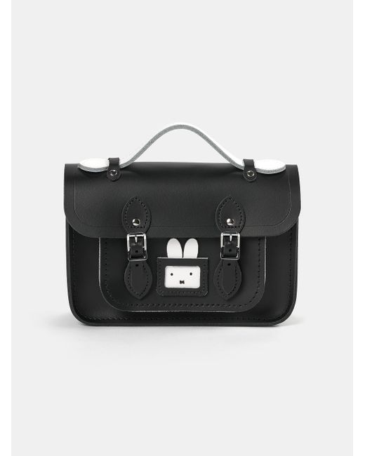 Cambridge Satchel Company The Peekaboo Miffy Mini Satchel in Black | Lyst