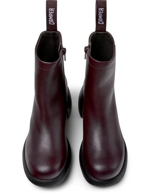 Camper Ankle Boots in Purple | Lyst