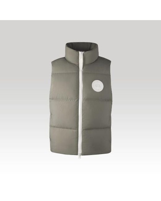 Canada Goose Lawrence Puffer Vest Disc (, , S) in Gray for Men | Lyst