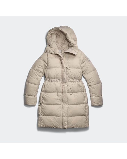 Canada Goose Montgomery Coat Tonal Label in Natural | Lyst UK