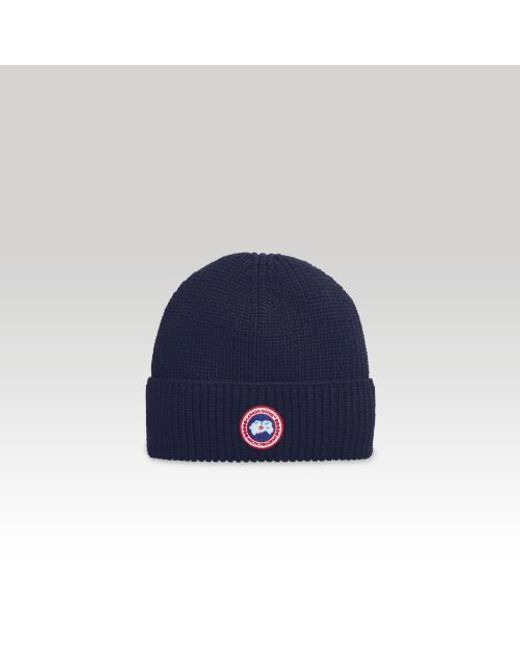 Canada Goose Rib Toque in Blue for Men | Lyst UK