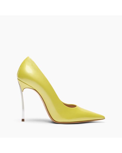Casadei Blade Pump Samurai Superblade in Yellow | Lyst