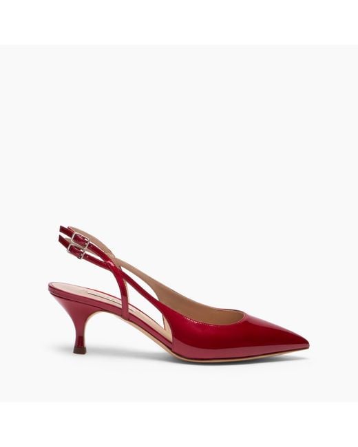 Casadei Julia Slingbacks in Red | Lyst UK