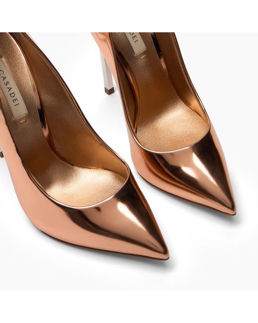 Casadei Blade Pump Interstellar in Brown | Lyst UK