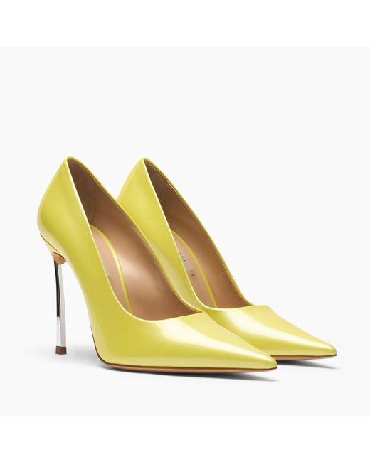 Casadei Blade Pump Samurai Superblade in Yellow | Lyst