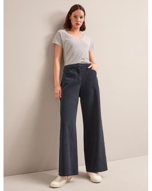 Cefinn Hayden Cotton Twill Trouser in Blue | Lyst UK