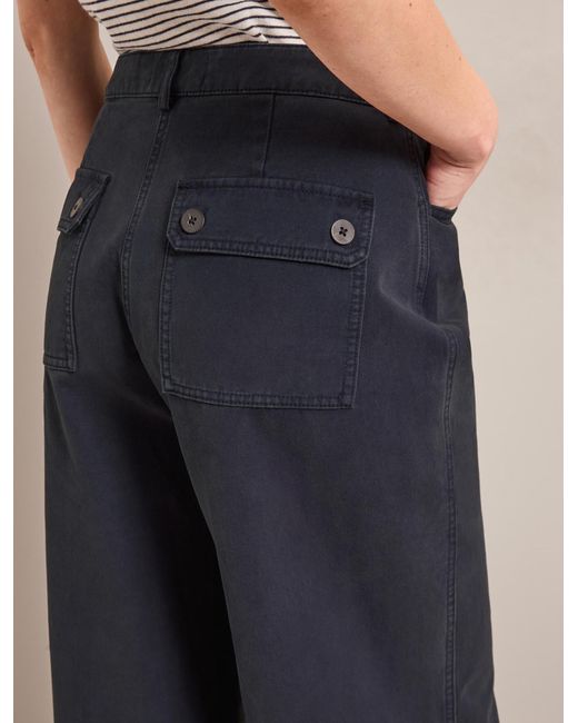 Cefinn Hayden Cotton Twill Trouser in Blue | Lyst UK