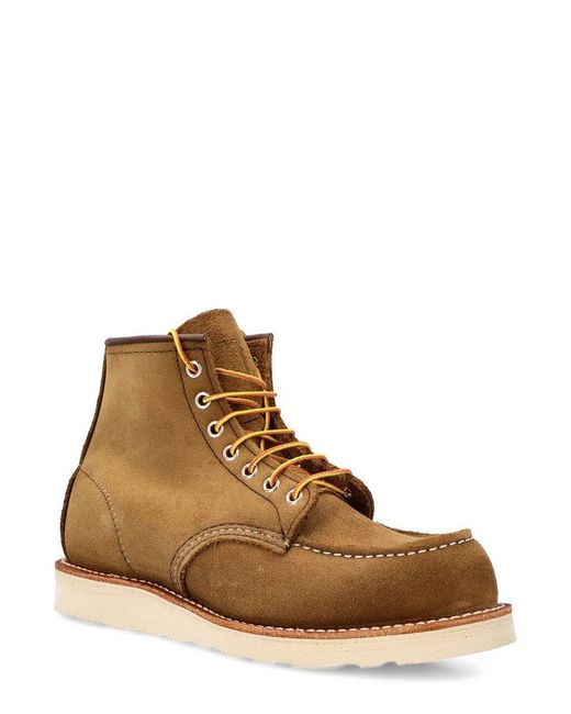 Red Wing Classic Mock Toe Lace-up Boots in Brown for Men | Lyst