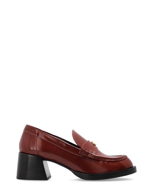 COACH Natalie Blocked Heeled Pumps in Red | Lyst UK