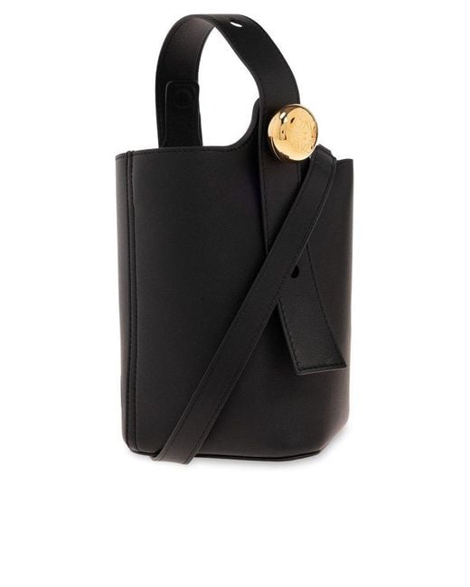 Loewe 'pebble Mini' Bucket Shoulder Bag, in Black | Lyst
