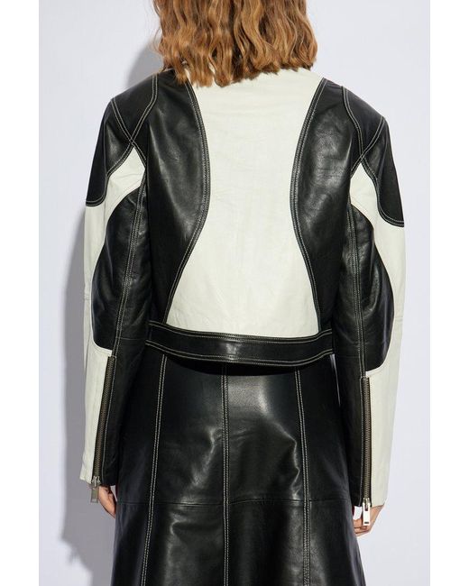 Gestuz Modern Biker Style Jacket in Black | Lyst