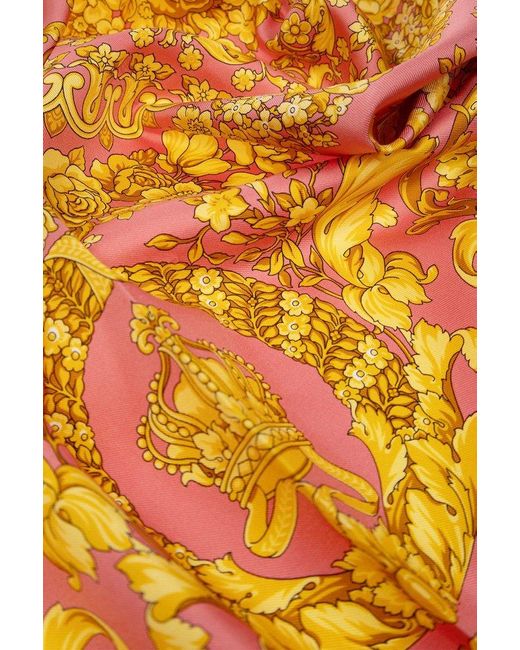Versace Red Gold Pattern