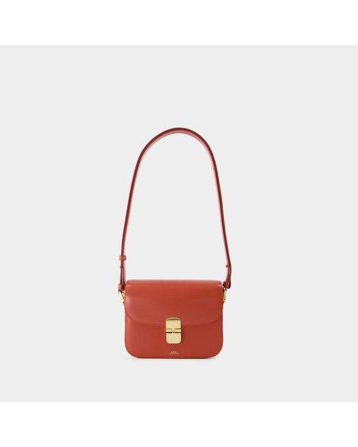 A.P.C. Grace Small Crossbody in Red | Lyst UK