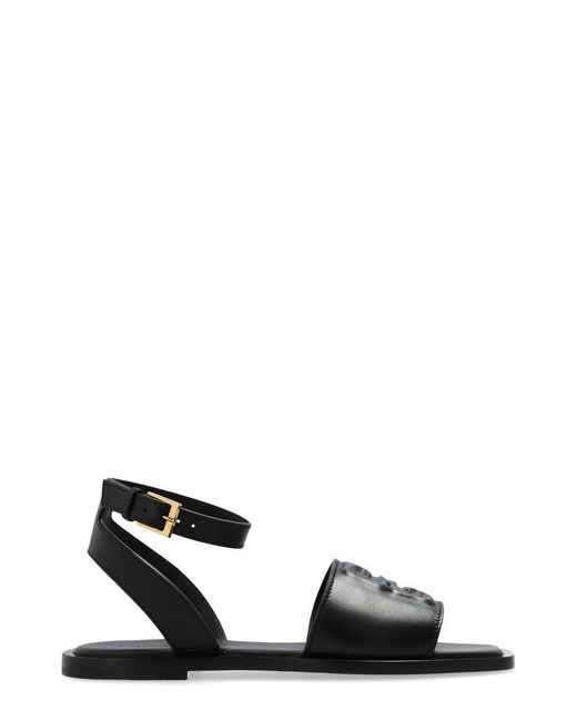 Givenchy Logo Detailed Sandals in Black | Lyst