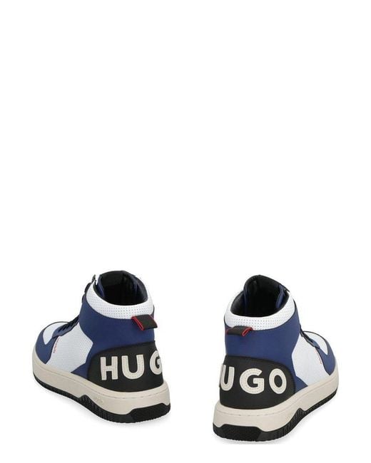 BOSS by HUGO BOSS Kilian High-top Sneakers in Blue for Men | Lyst UK