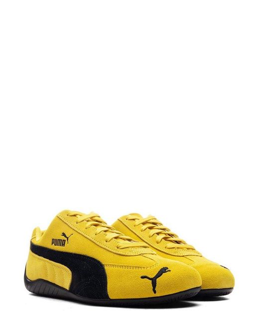 PUMA Speedcat Og Lace-Up Sneakers in Yellow | Lyst UK