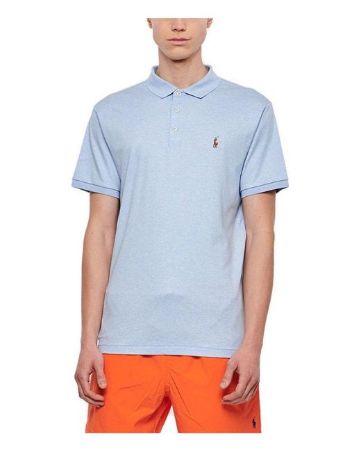 Polo Ralph Lauren Classic Polo Shirt in Blue for Men | Lyst