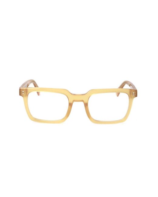 Retrosuperfuture Rectangular Frame Glasses in Black | Lyst UK