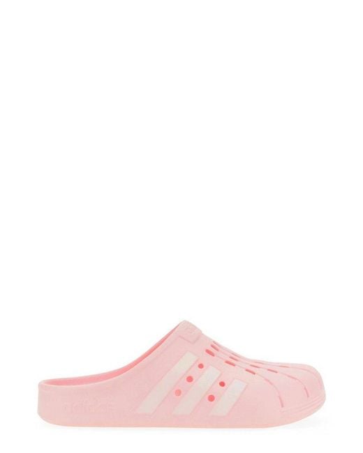adidas Originals Rubber Adilette Clogs in Pink - Save 23% | Lyst UK