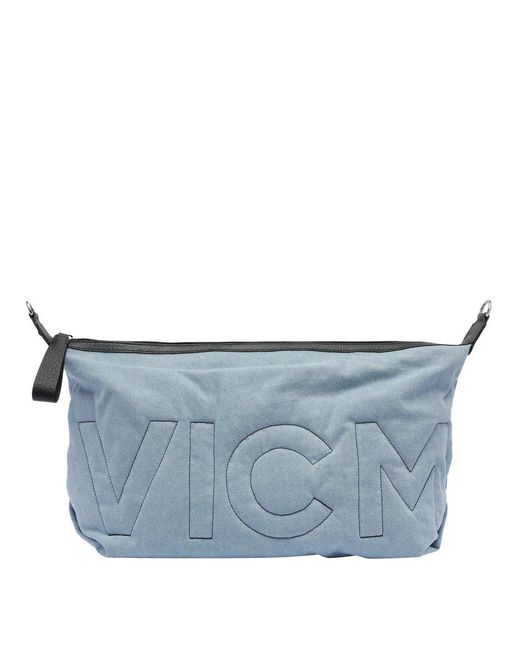 Vic Matié Logo Shoulder Bag in Black | Lyst