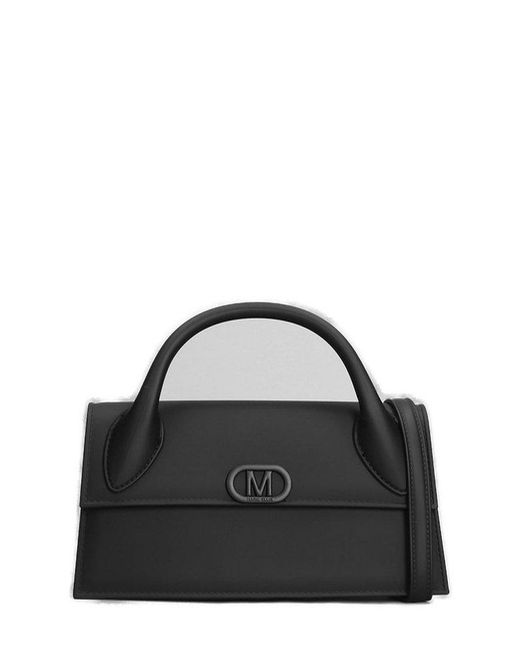 Marc Ellis Flat Arrow Logo Plaque Tote Bag in Black | Lyst