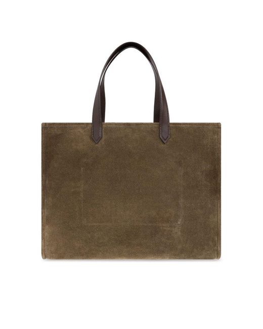 Balmain Shopper Type Bag in Brown | Lyst