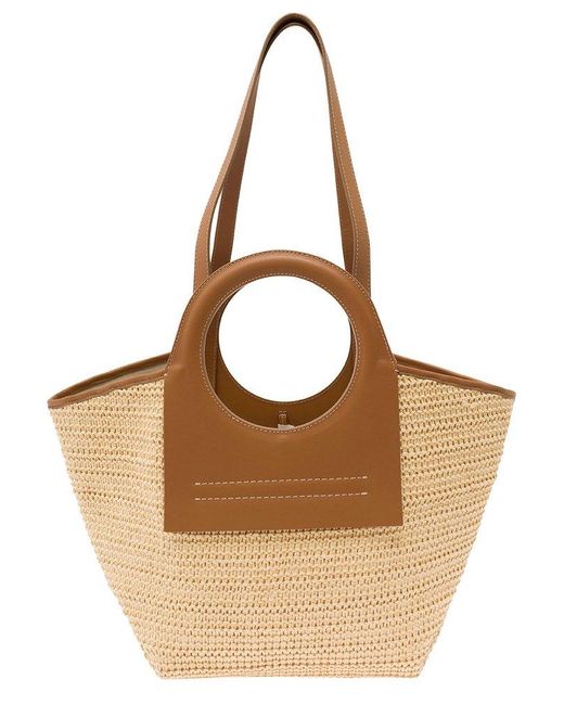 Hereu Cala S Open Top Tote Bag in Brown | Lyst