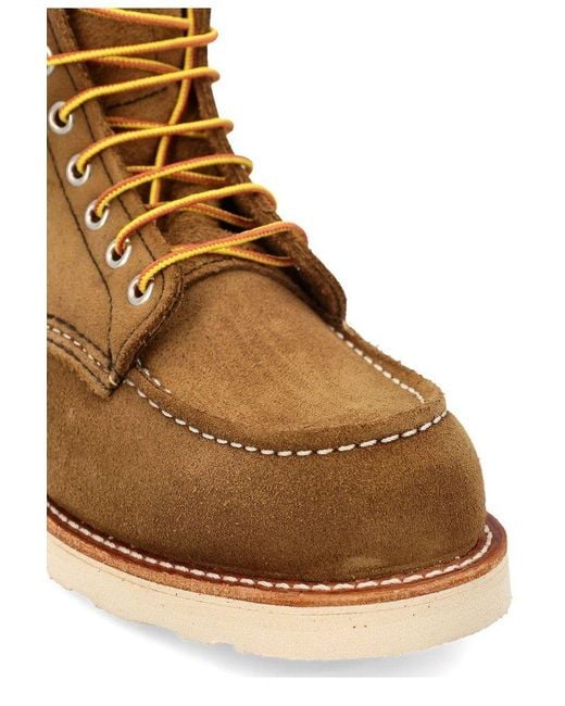Red Wing Classic Mock Toe Lace-up Boots in Brown for Men | Lyst