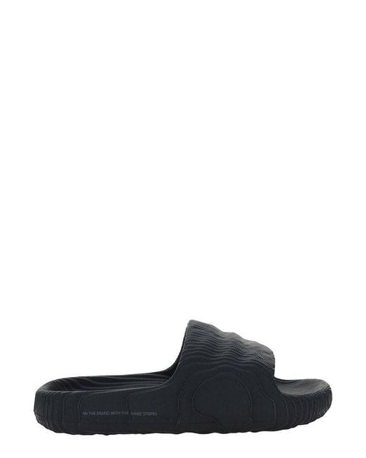 adidas Adilette 22 Slip-On Pool Slides in Black for Men | Lyst