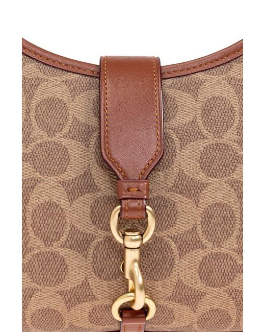 COACH Hamptons Hobo Bag in Brown | Lyst