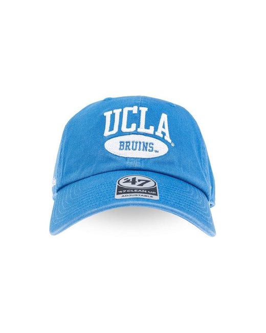 Sporty & Rich Ucla Embroidered Curved Peak Cap in Blue | Lyst UK