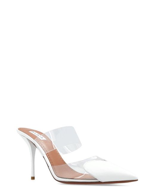 Alaïa Heart Cut Out Pumps in White | Lyst