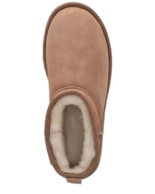 UGG Classic Ultra Mini Boots in Brown | Lyst
