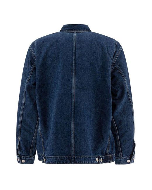 Carhartt Og Double Front Loose Fit Jacket in Blue for Men | Lyst UK