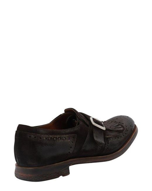 Church's Buckle Detailed Brogues in Black | Lyst
