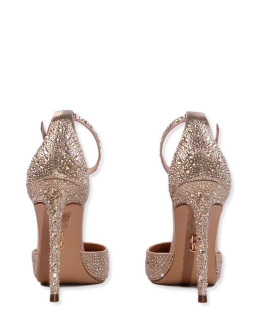 Steve Madden Embellished Pointed-toe Pumps in Pink | Lyst Steve Madden Embellished Pointed-toe Pumps in Pink | Lyst