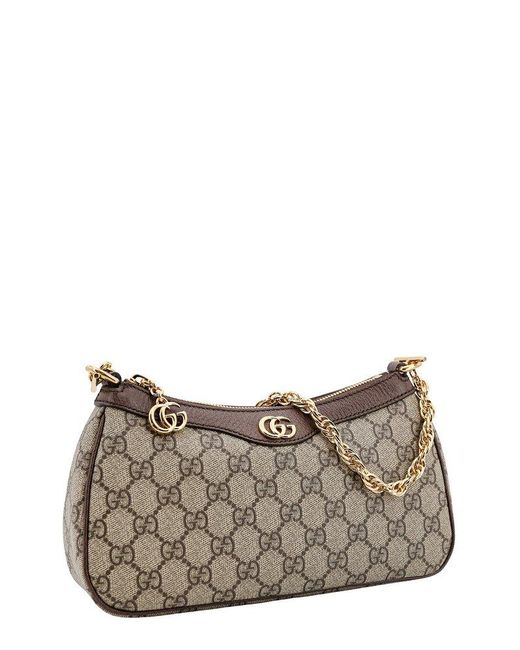Gucci Ophidia Gg Small Handbag in White | Lyst