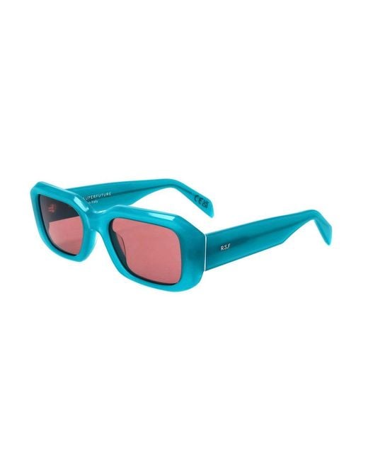 Retrosuperfuture Sagrado Rectangular Frame Sunglasses in Blue | Lyst