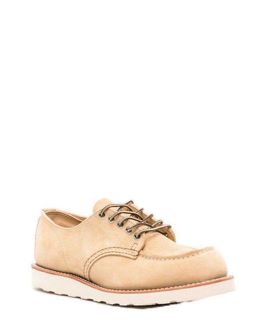 Red Wing Shop Moc Oxford Shoes in Natural for Men | Lyst