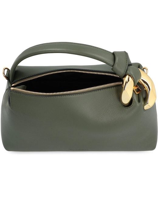 JW Anderson Corner Top Handle Bag in Green | Lyst