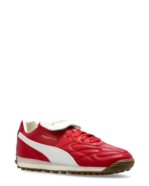 PUMA X Fenty Avanti Logo Tape Sneakers in Red | Lyst