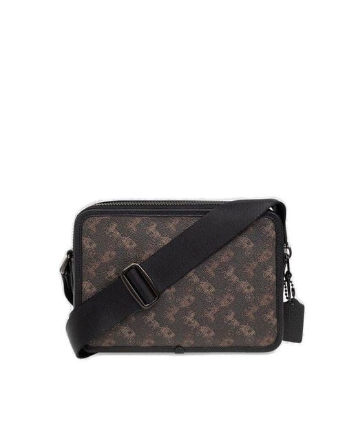 COACH 'charter 24' Shoulder Bag in Black for Men | Lyst