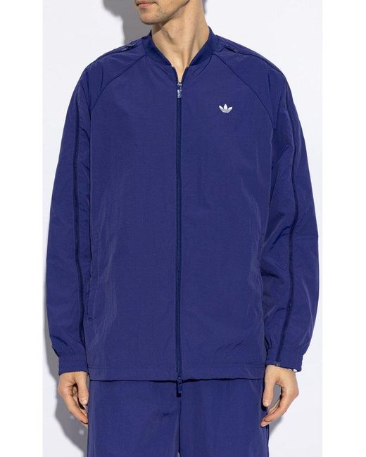 adidas Originals Adilenium Season 3 Oversized Sst Track Top in Blue for ...