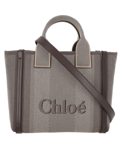 Chloé Small Carry Tote Bag in Brown | Lyst