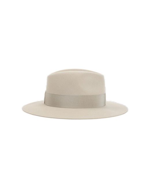 Maison Michel Hat in Natural | Lyst