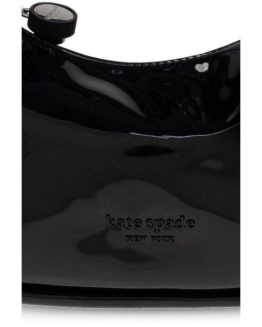 Kate Spade Logo Detailed Zipped Mini Tote Bag in Black | Lyst